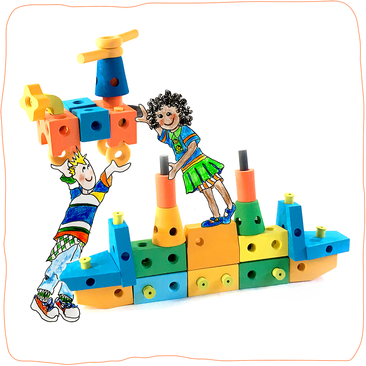 BIG BLOCK ZOO - by BRIGHT DAY - Bright Day Big Blocks