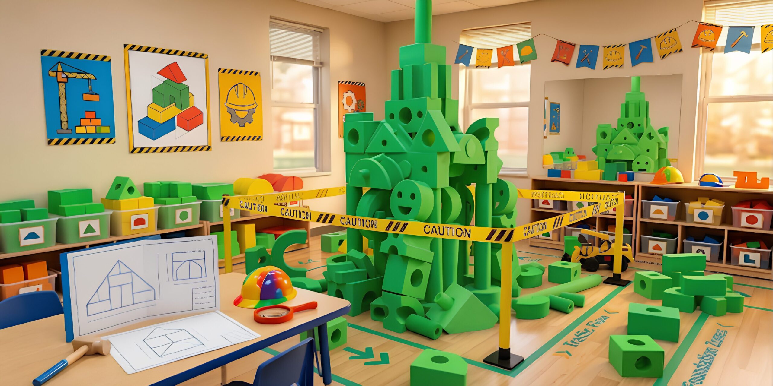 Construction Classroom Theme Ideas | Bright Day Big Blocks